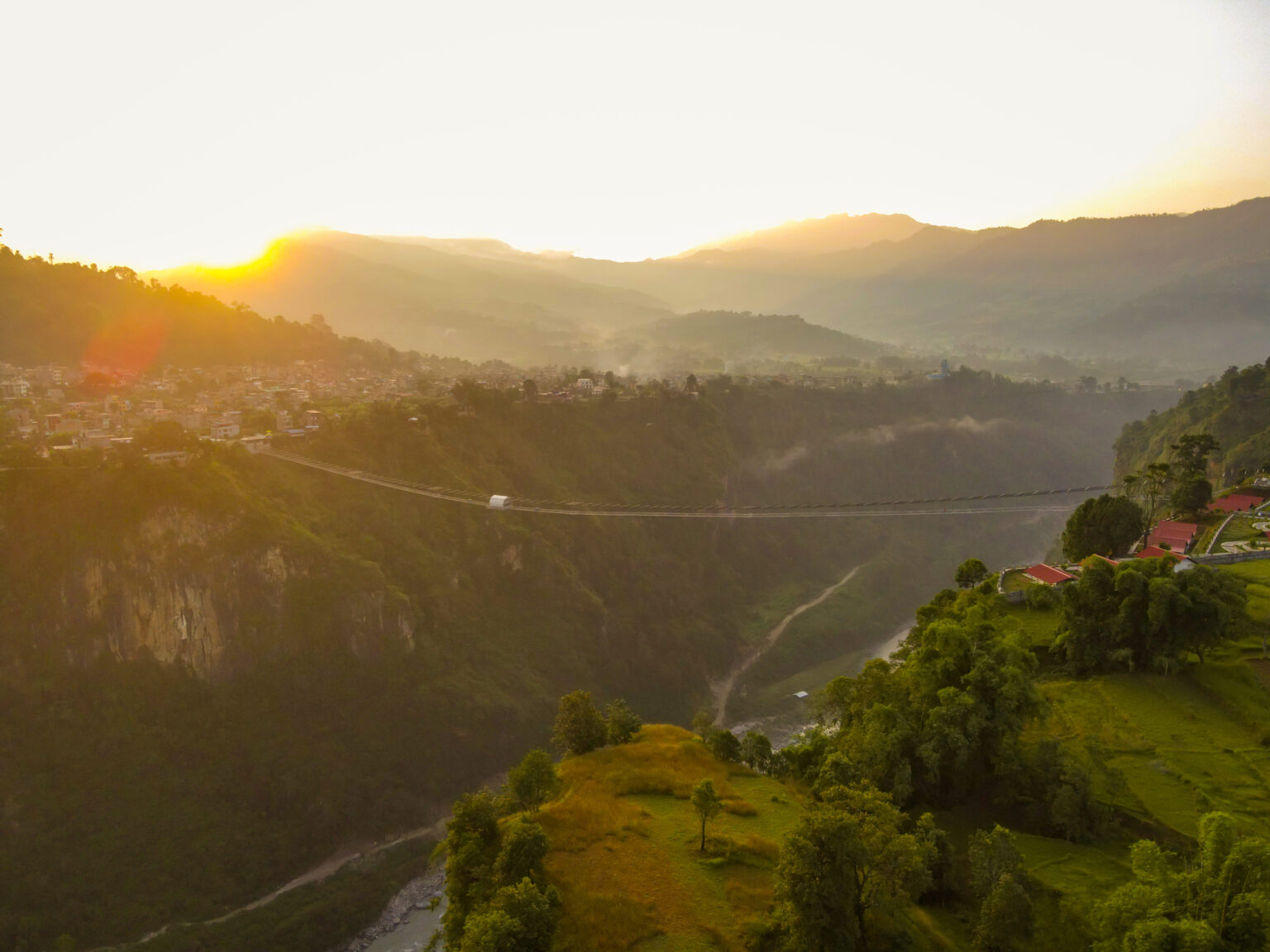 World's second highest Bungee (THE CLIFF) in Kushma come into operation ...
